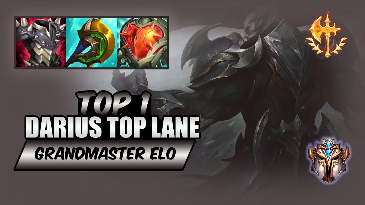 Wild Rift Darius TOP 1 - S13 rank game + build - YouTube