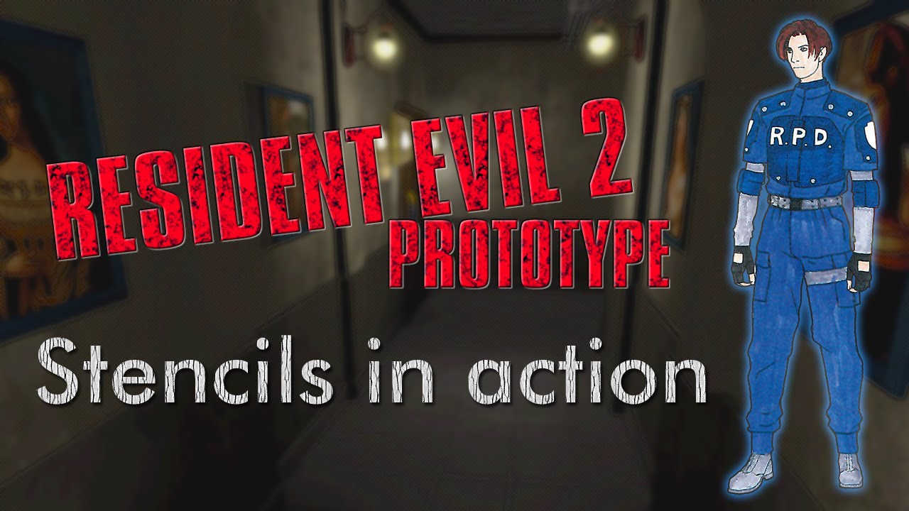 Resident Evil 2 Prototype (1.5) / Stencil buffer in the actual game ...