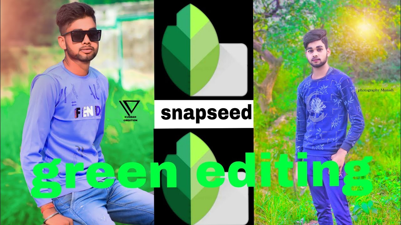 snapseed green ton editing || photo background color || snapseed photo ...