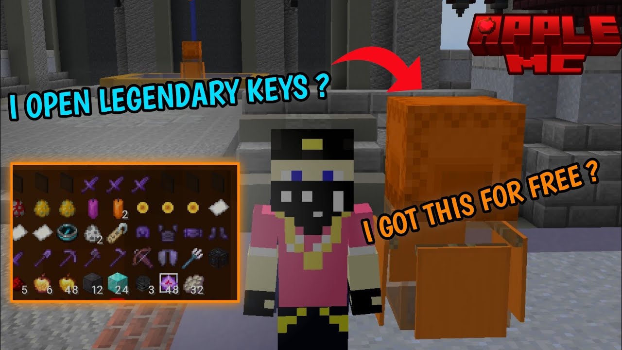 I OPEN LEGENDARY KEYS IN APPLE MC 😱 I GOT MASTER RANK IN APPLE MC ...