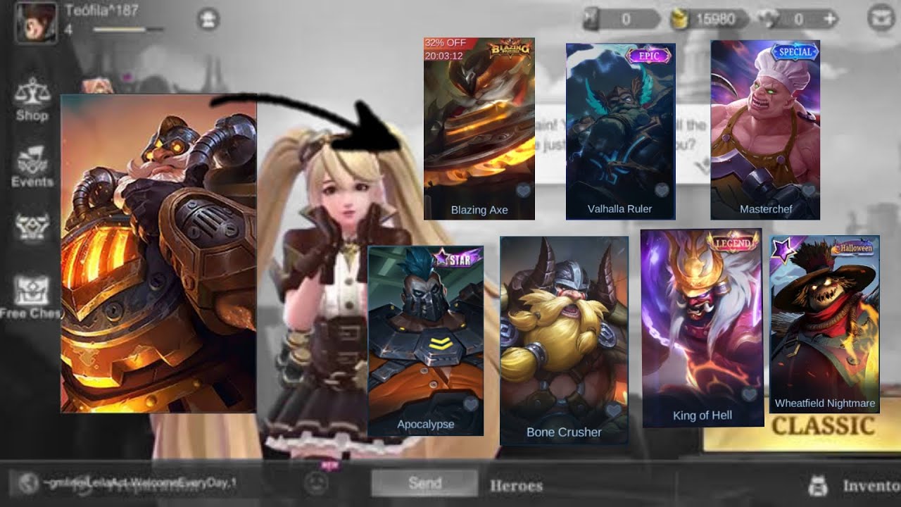 Franco Locomotive To Every Skin! Script |Mobile legends Scripts | NO ...