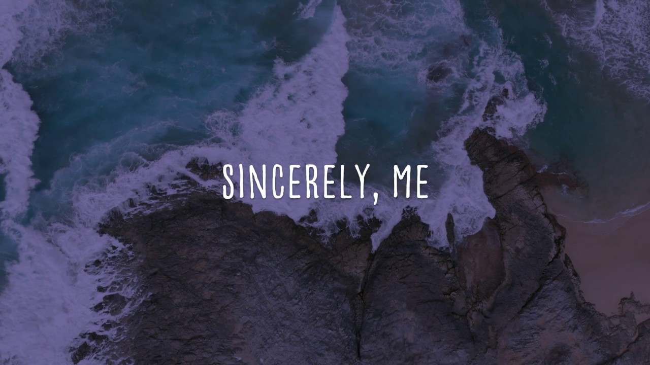 Sincerely Me - Faith Ziegler [OFFICIAL LYRIC VIDEO] - YouTube