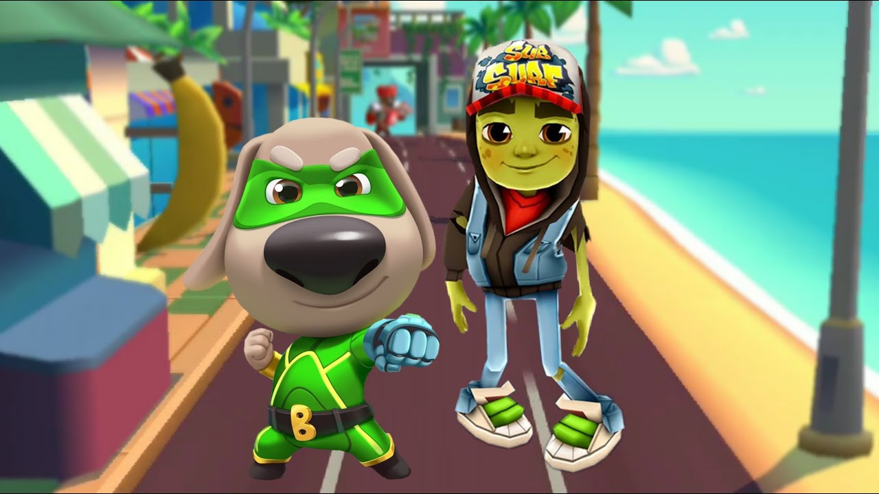 Talking Ben Hero Vs Subway Surfers Jake | Epic Wins & Fails Compilation ...