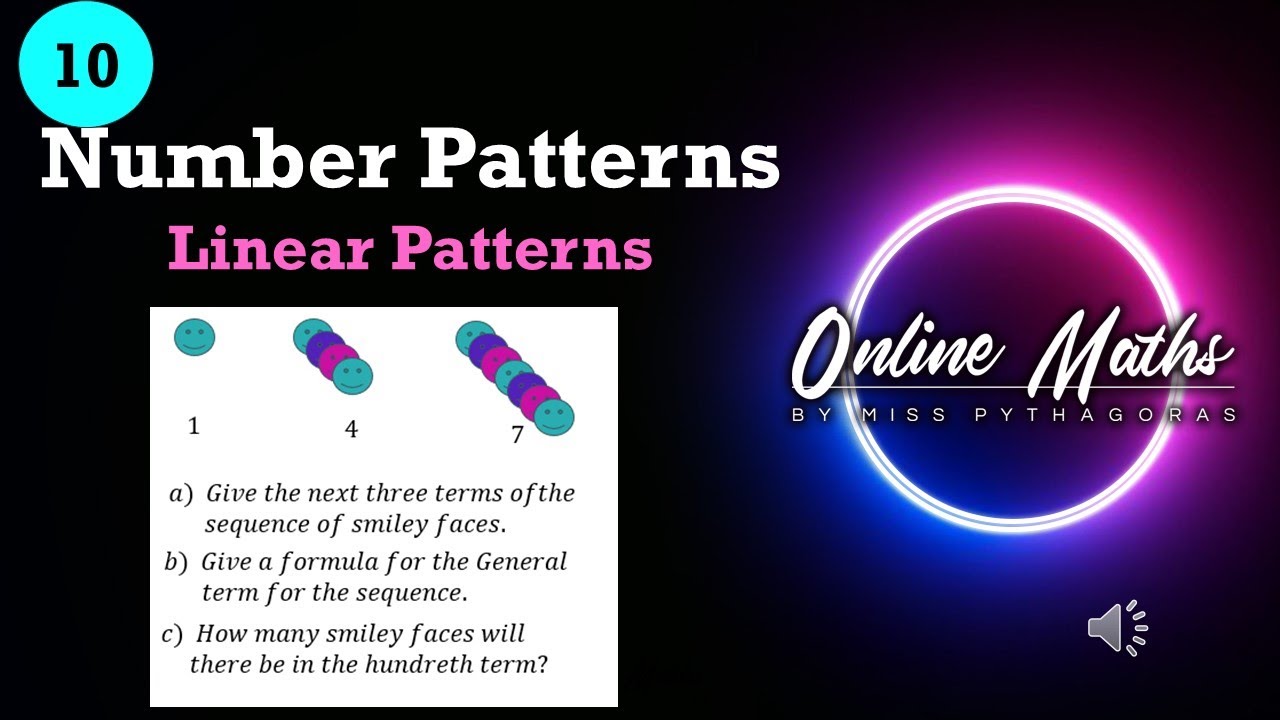 Grade 10 Number Patterns Lesson 2 Linear Number Patterns - YouTube