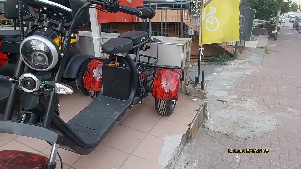 YUKİ MOTOR SHANSU CP 3 ELEKTRİKLİ SCOOTER - YouTube