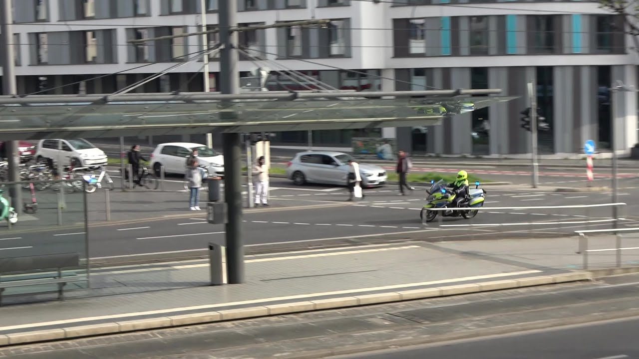 Krad Polizei Bonn PI 1 - YouTube