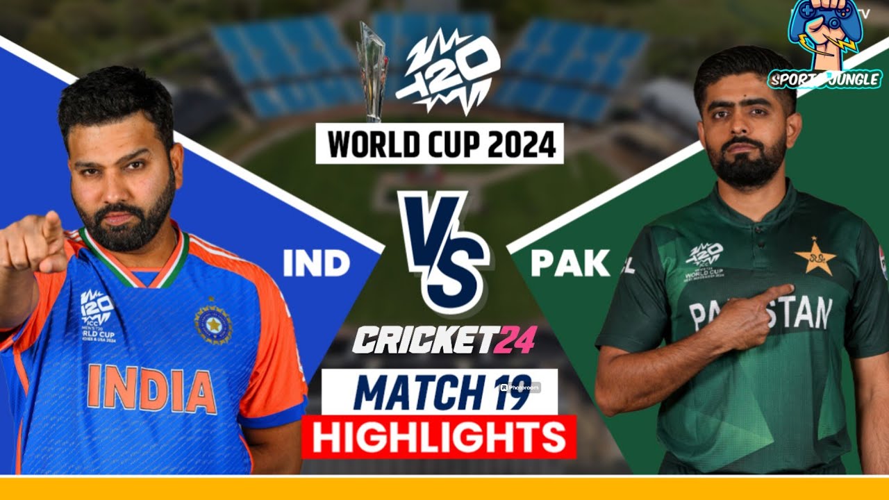 FULL HIGHLIGHTS | PAKISTAN VS INDIA ICC T20 World Cup 2024 HIGHLIGHTS ...