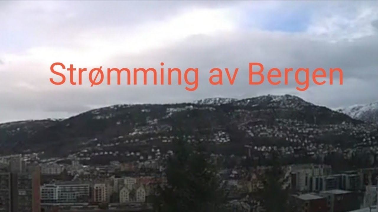 #7 Utsikt over Bergen sentrum mai 2021 - YouTube