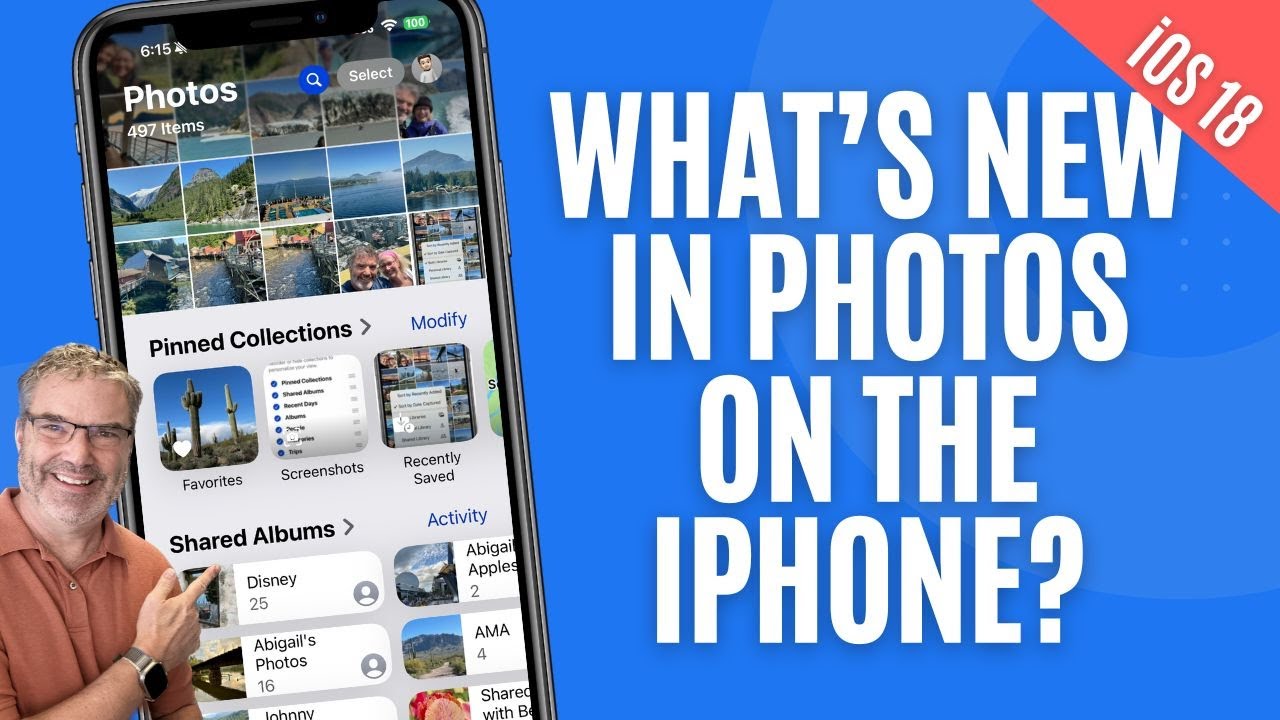 Navigate the New iOS 18 Photos App Like a Pro: Step-by-Step Guide - YouTube