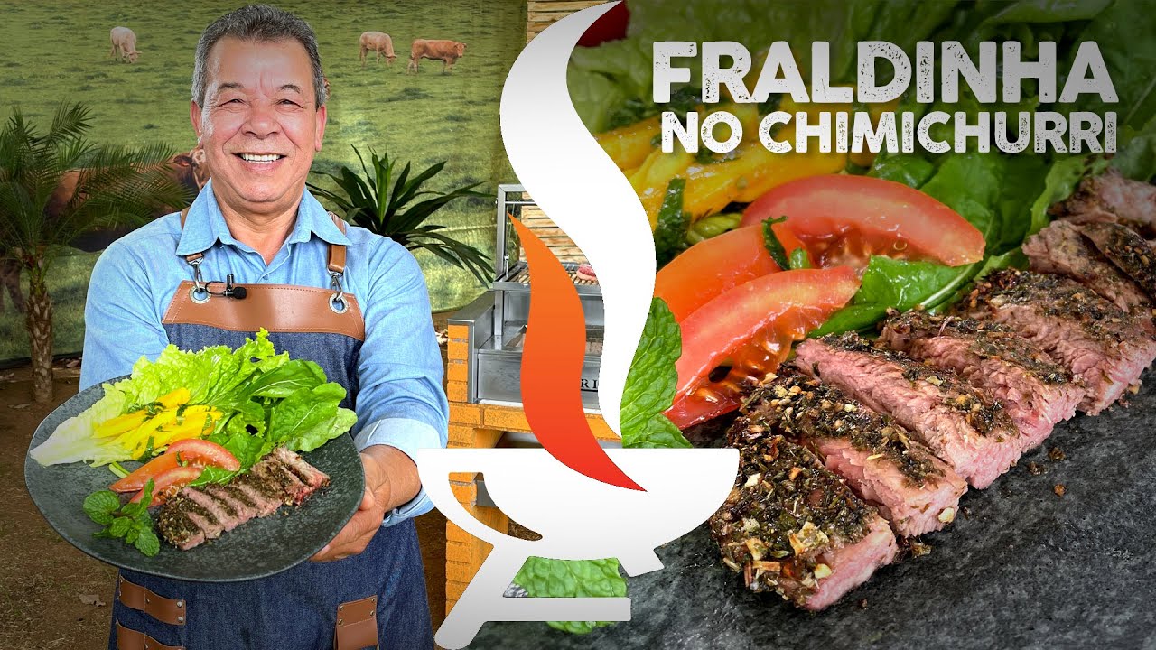 Fraldinha No Chimichurri E Salada De Manga I Churrasqueadas | AxTudo