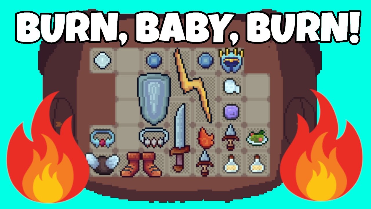 FLAMING LIGHTNING BUILD (Backpack Hero) - YouTube