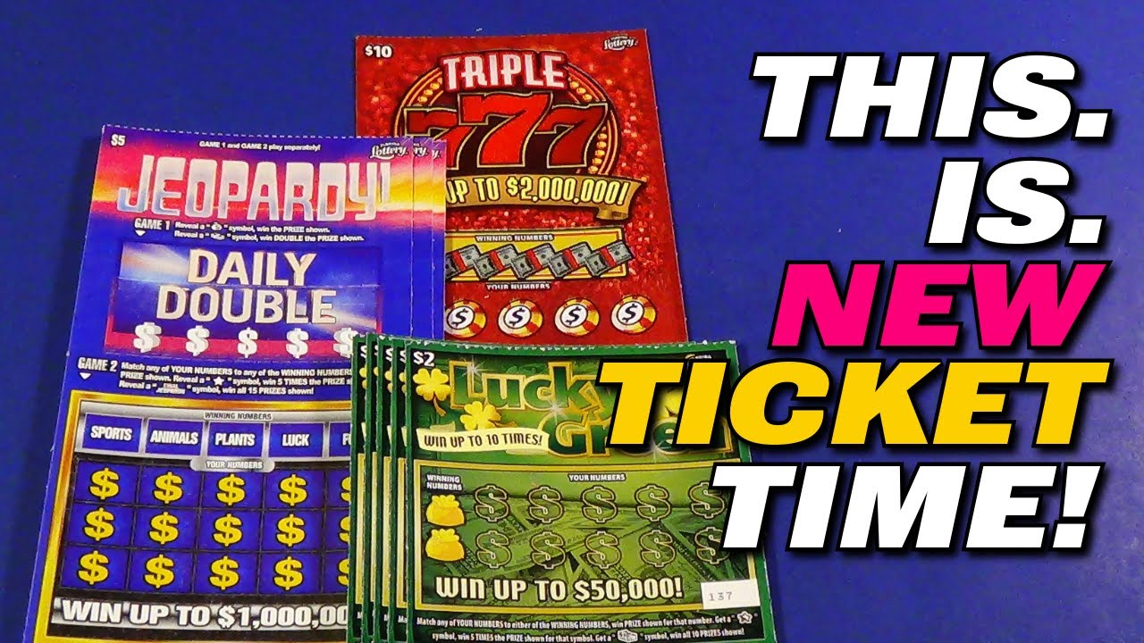 SOOD 1255: NEW TICKETS! LUCKY GREEN JEOPARDY TRIPLE 777 FL Lottery ...