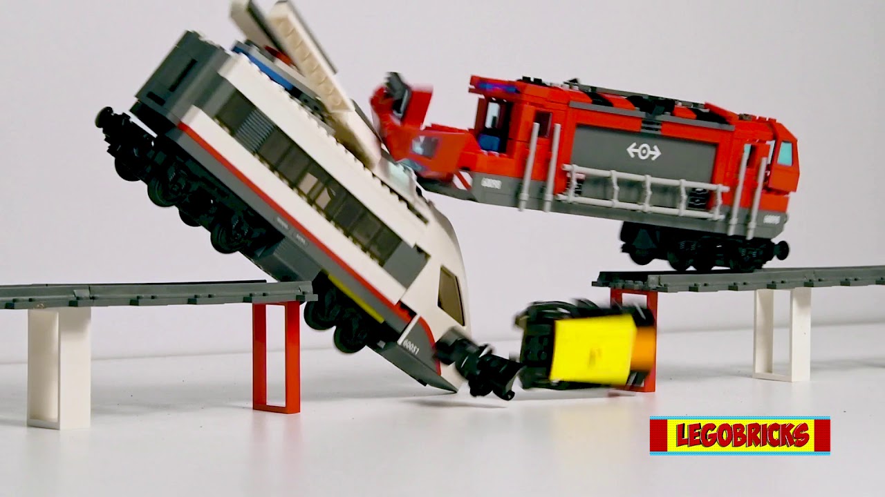 LEGO Trains Mega and fun Crash Compilation | T005 | Lego | Lego train ...