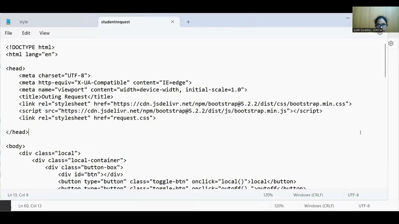 Outing Permission Application with front end and back end - YouTube