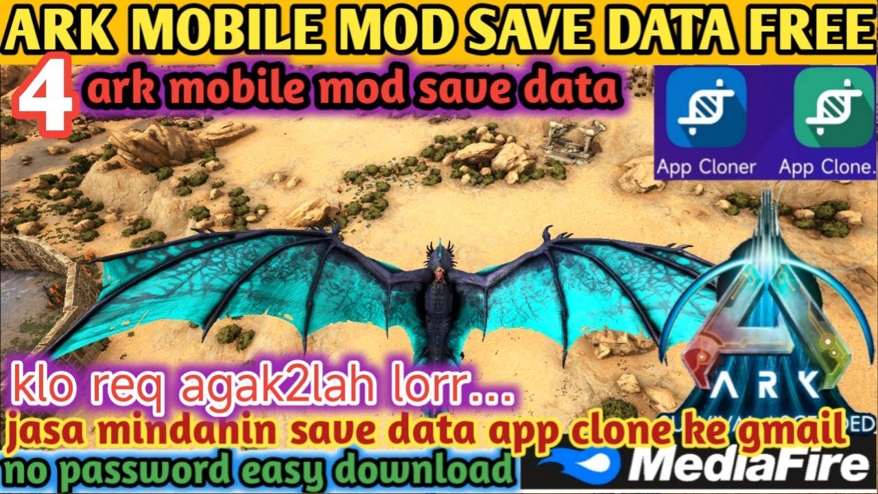 4 mod ark mobile susah | couple mutan dino | full asc infinity bp ...