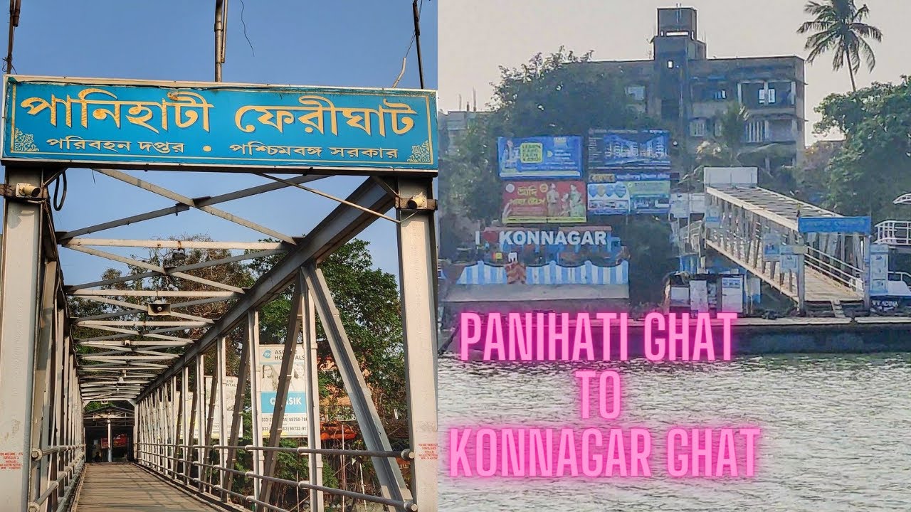 Panihati Ferry Ghat to Konnagar Ferry Ghat | Boat Ride | Panihati Ganga ...