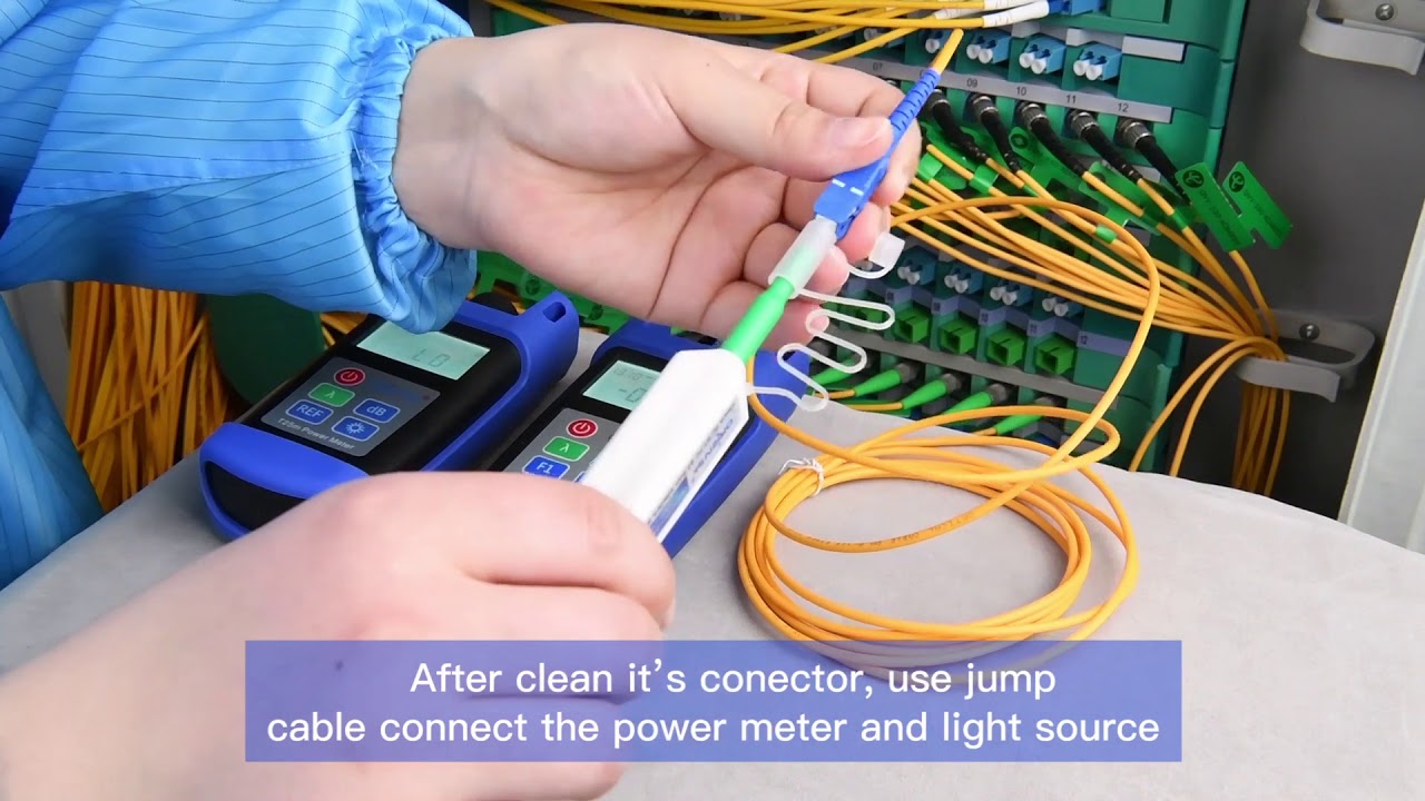 How to Calibrate Optical Power Meter & Optical light Sourse Sets ...