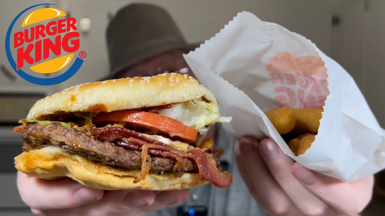 Burger King’s candy bacon whopper and mozzarella cheese stick review ...