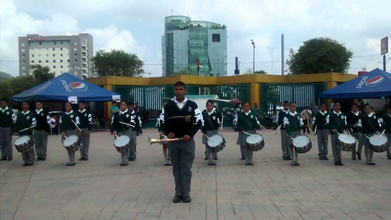 banda de guerra Esc. Sec. Gral. Prof. Ramon Garcia Garibay Celaya, gto ...