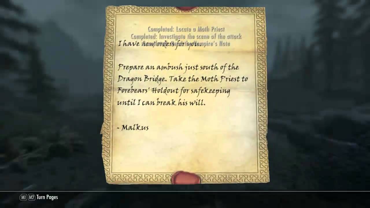 Skyrim: Dawnguard DLC Walkthrough Part 10 - Moth Priest My Vampire ...