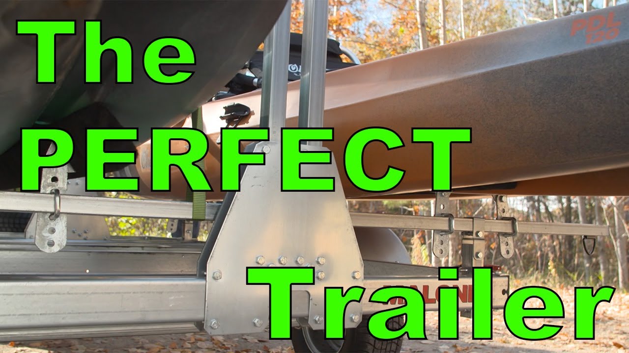 PERFECT KAYAK TRAILER | Check Out the Malone MegaSport Traler - YouTube