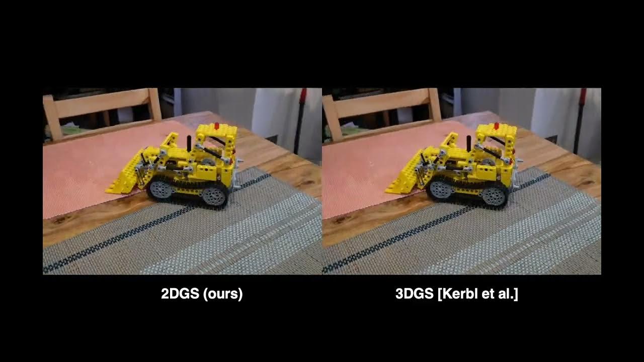 2D Gaussian Splatting for Geometrically Accurate Radiance Fields - YouTube