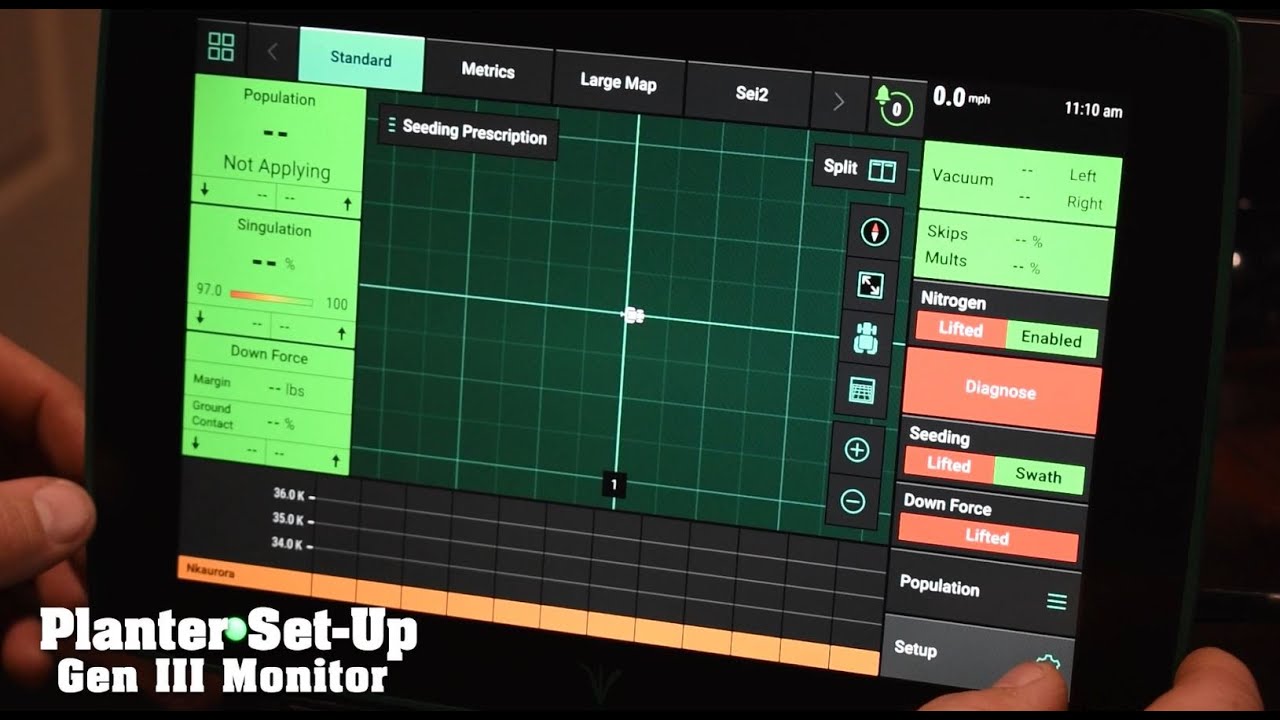 Precision Planting 20/20 Gen 3 Monitor - Planter Setup - YouTube
