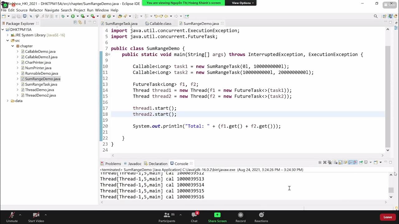 LTPT JAVA | B2 | 24/08/2021 - YouTube