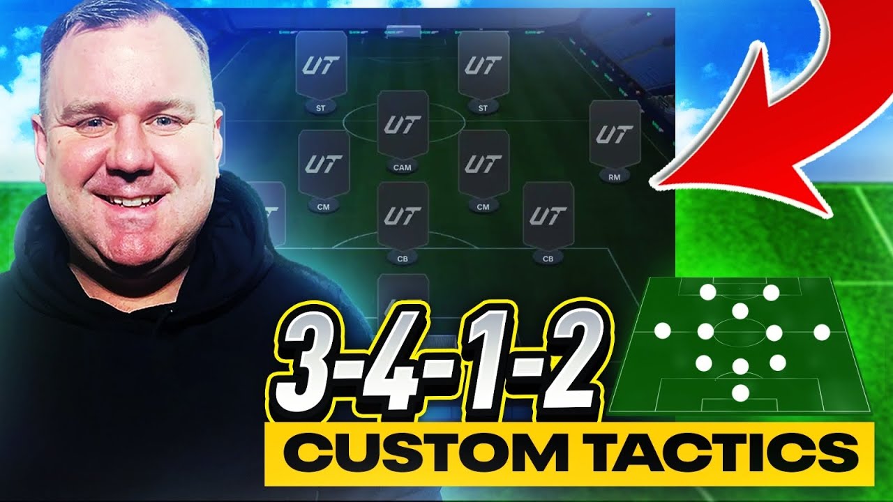 EAFC 25 - THE BEST 3412 CUSTOM TACTICS & PLAYER ROLES!! - YouTube