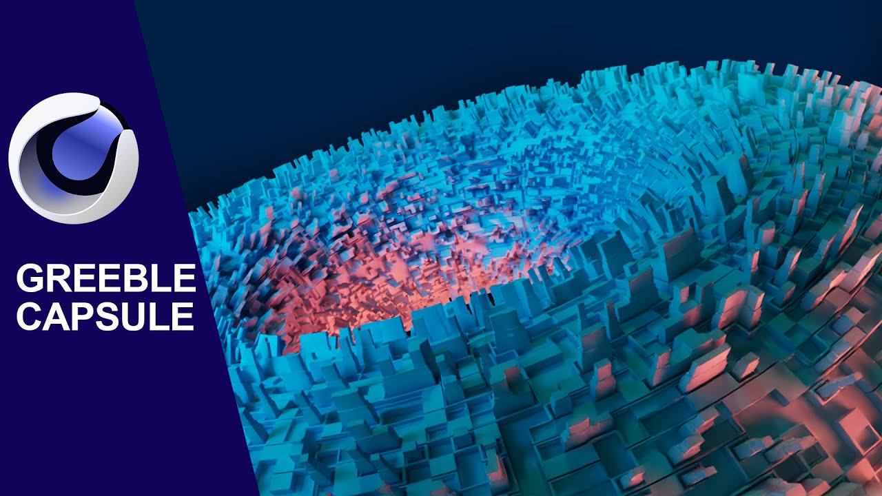 Cinema 4D Greeble Capsule - YouTube