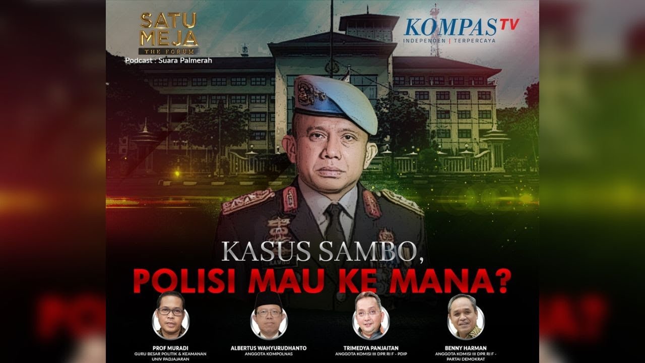 LIVE EKSKLUSIF SATU MEJA - Kasus Sambo, Polisi Mau ke Mana ? - YouTube