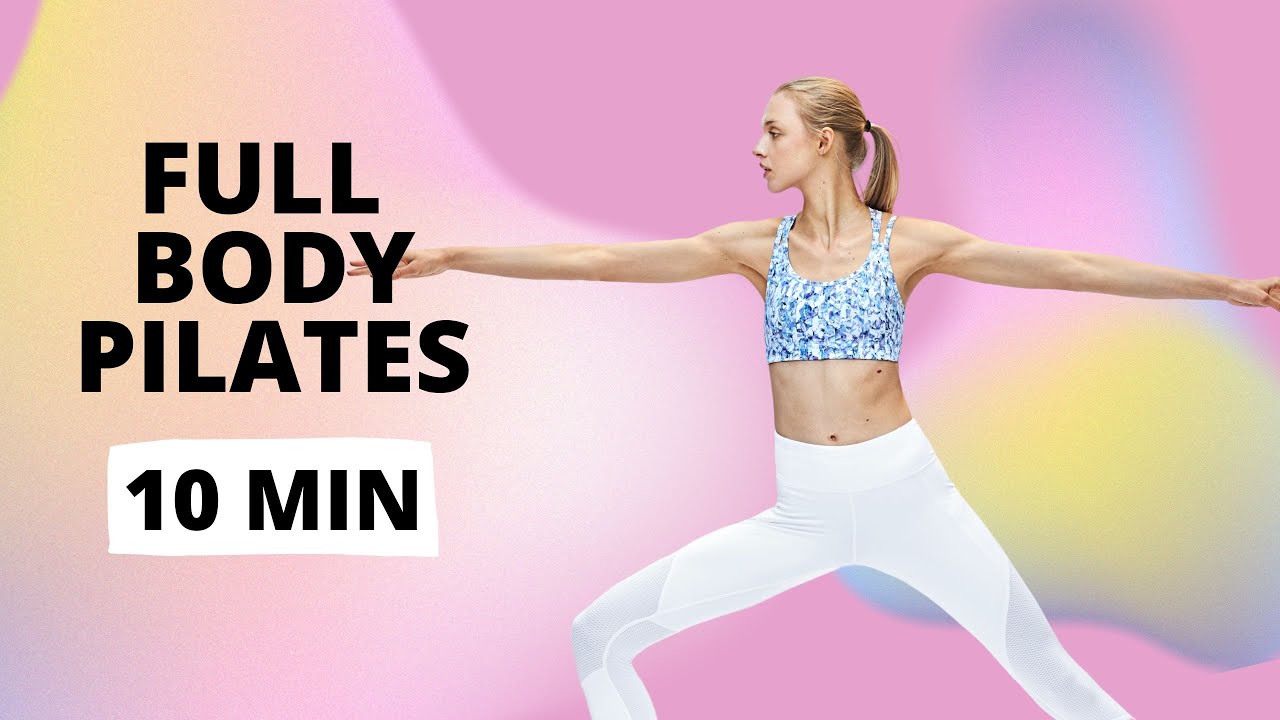 Full Body Pilates Workout 10 Minutes to Slim Your Body / Nina Dapper ...