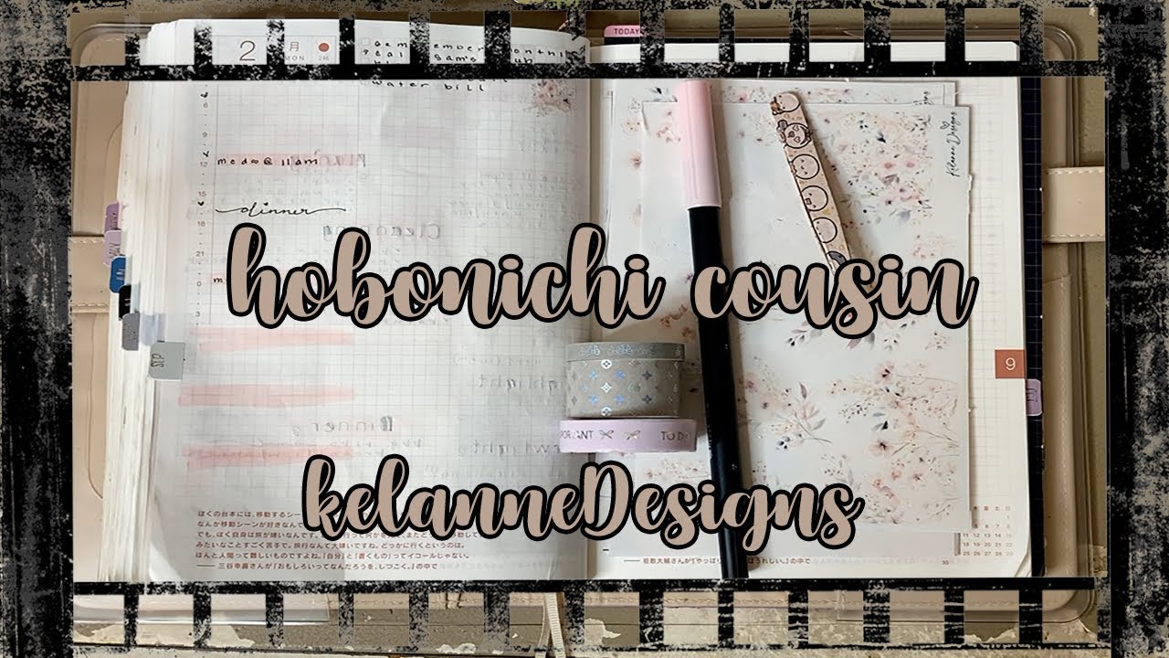 hobonichi cousin feat. kellanne designs - YouTube