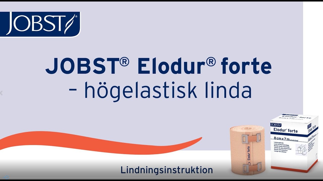 Lindningsinstruktion JOBST® Elodur Forte - YouTube