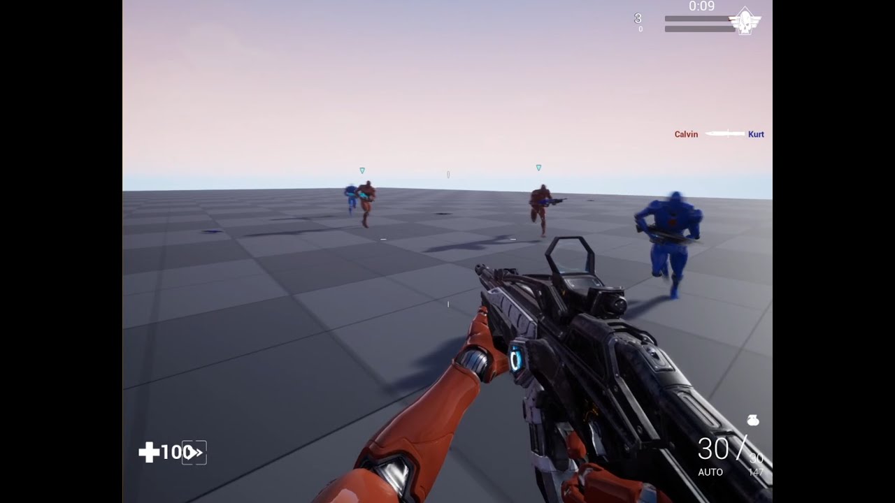 Simple AI Melee For FPS Multiplayer Template - YouTube