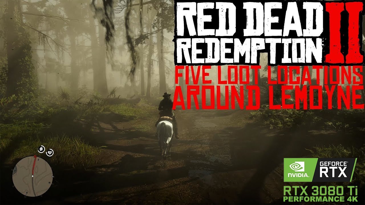Red Dead Redemption 2 | Five Loot Locations Around Lemoyne | 4K # ...
