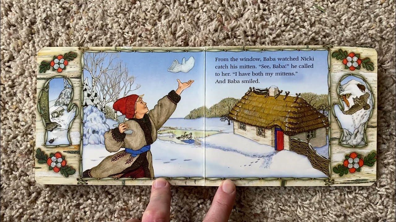 The Mitten A Ukrainian Folk Tale Adapted and Illustrated by Jan Brett ...