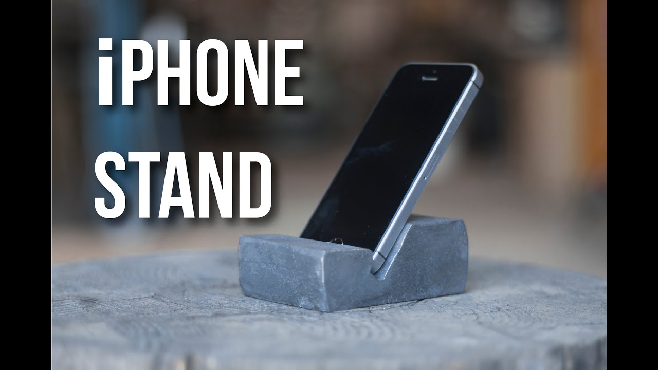 iPhone Stand - YouTube