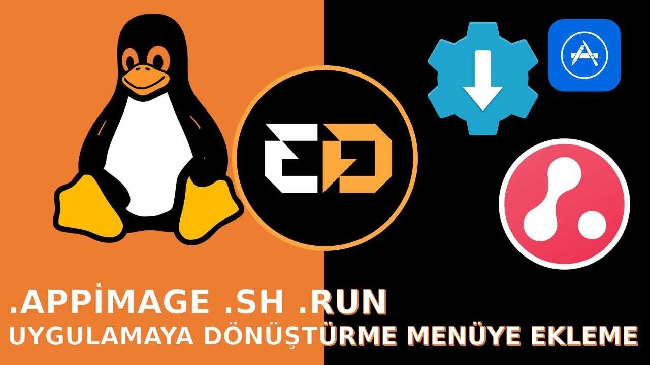 LİNUX UYGULAMA OLUŞTURMA MENÜYE EKLEME - YouTube