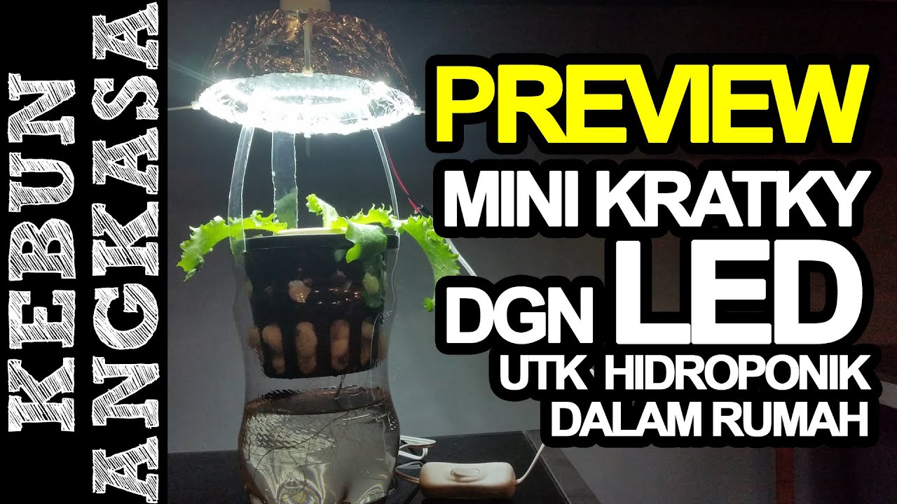 Sistem Mini Kratky dengan LED - Preview - YouTube