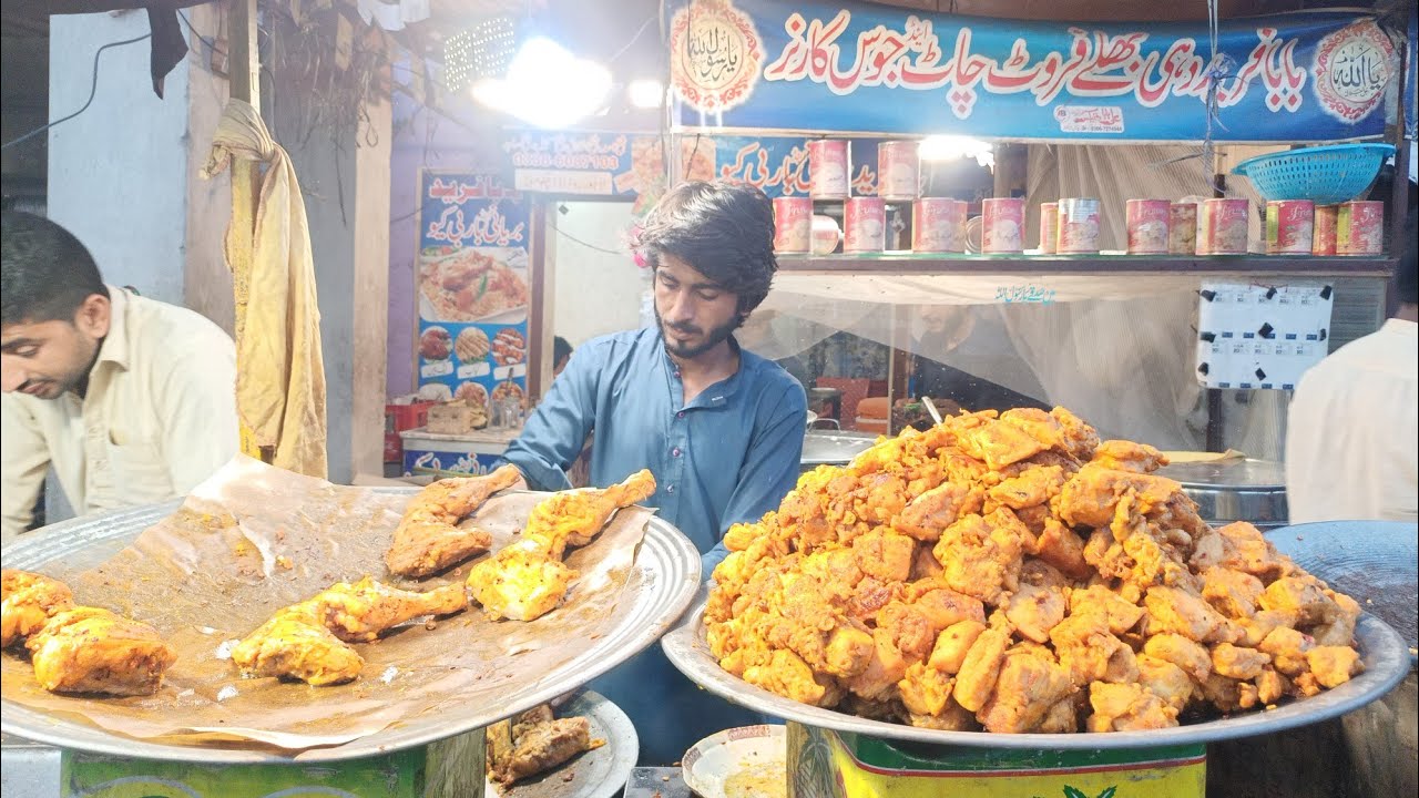 4 chak mor بابافرید delicious famouse chicken pakora | mazadar cream ...