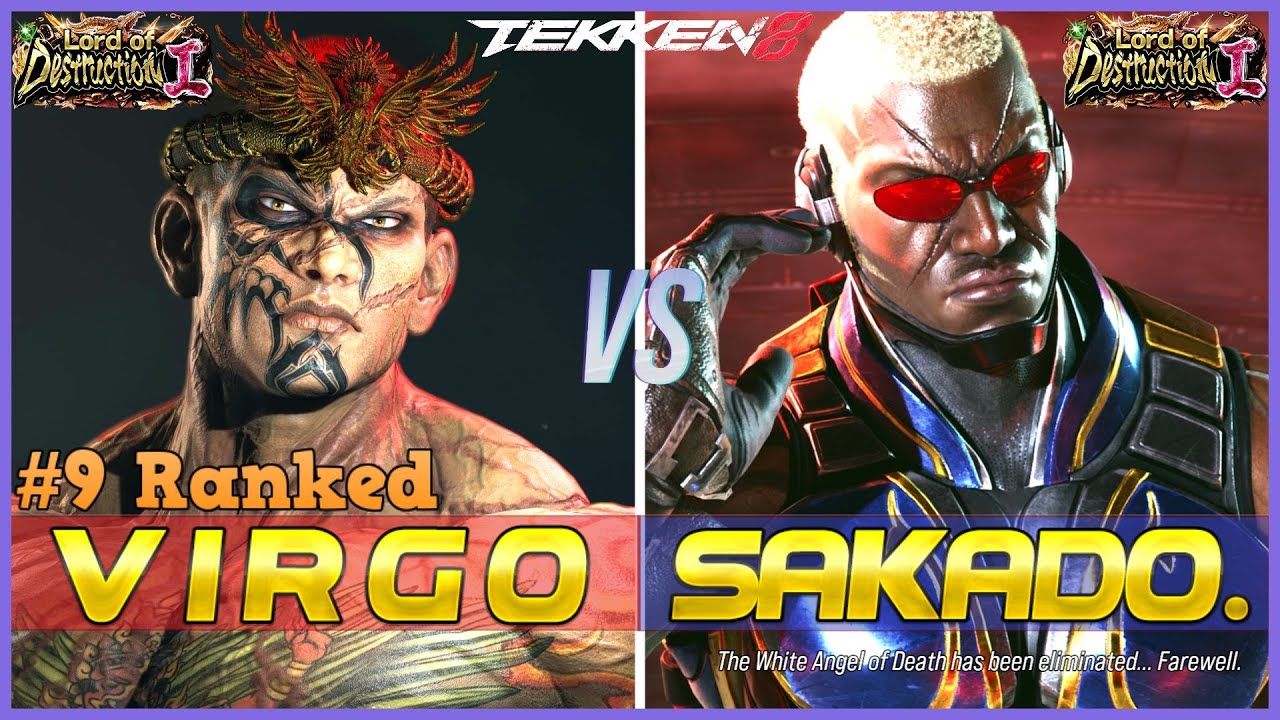 T8 VIRGO (#9 Ranked Fahkumram) Vs SAKADO (Raven) Tekken 8 High Level ...