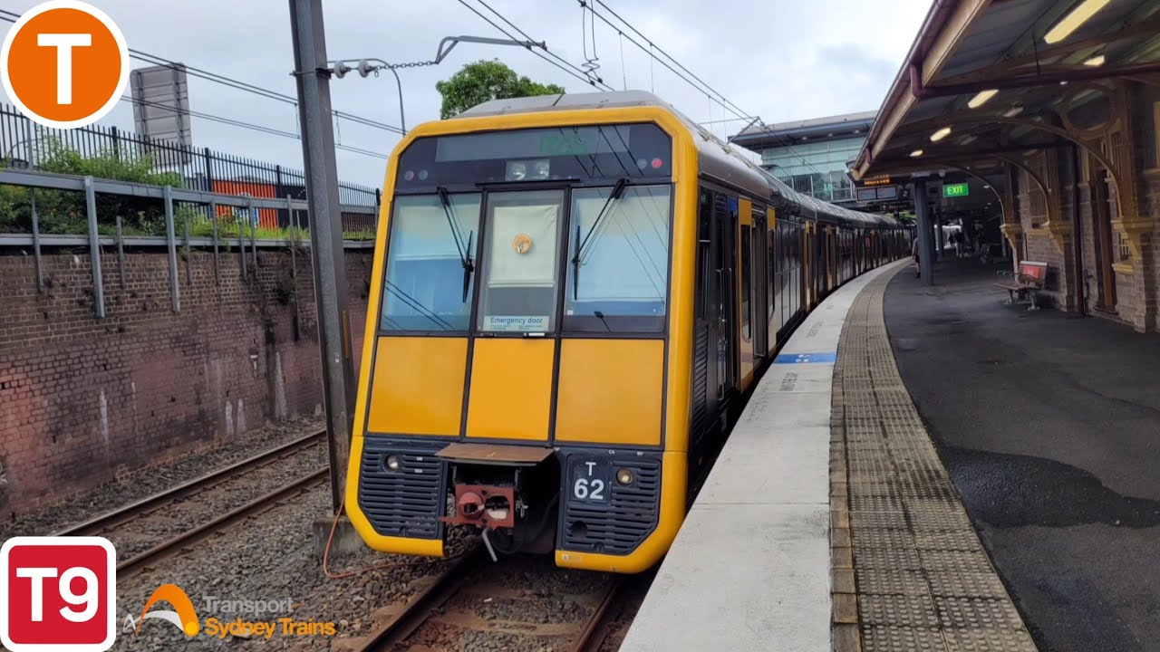Sydney Trains T61 + T62 Tangara T set train ride from West Ryde-Epping ...