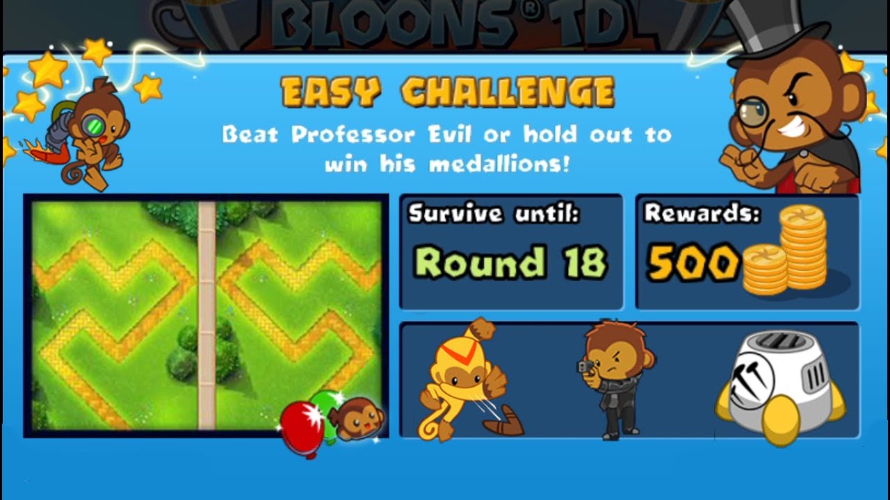 Bloons TD Battles -Professor Evil Challenge in BTD Battles | Week 52 2/2 - YouTube