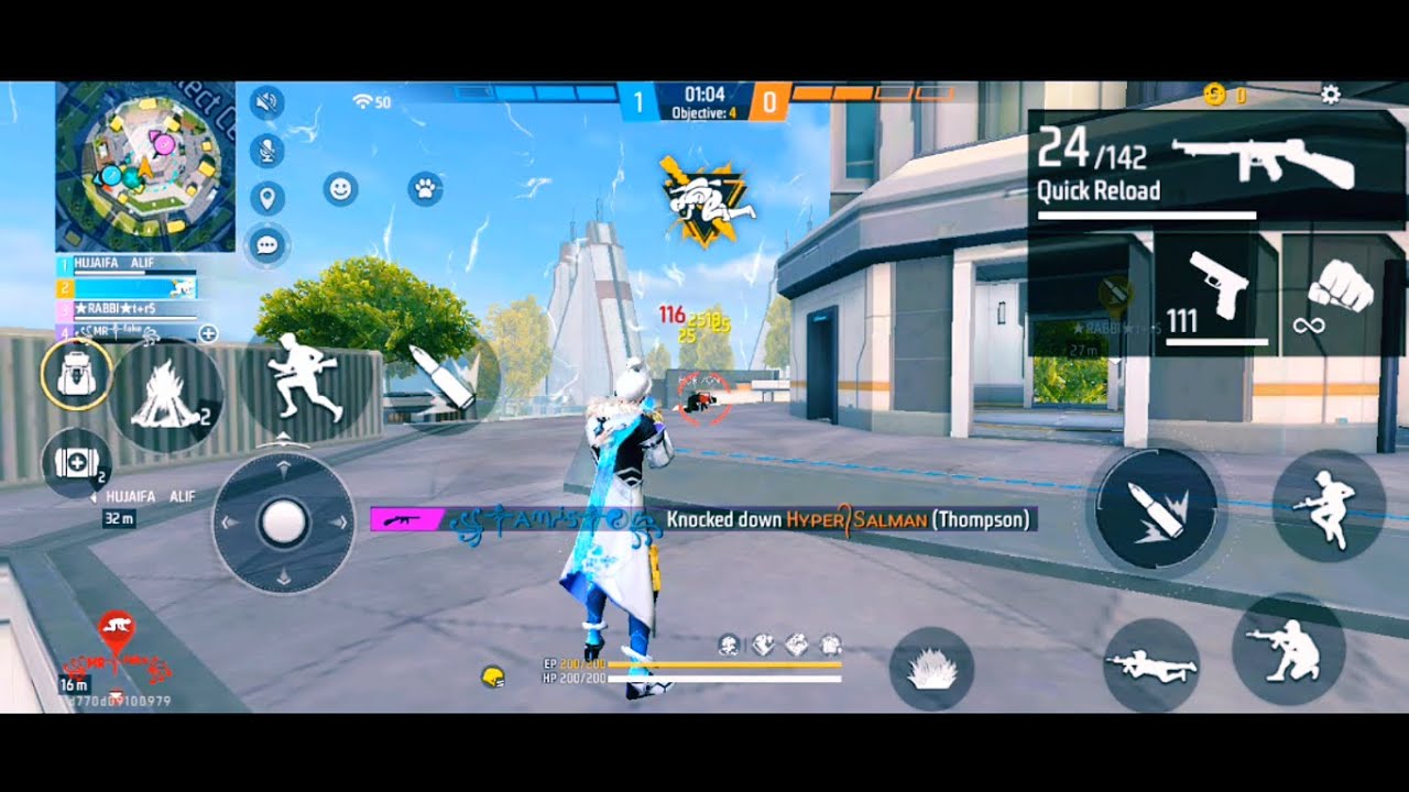 Free Fire 4 vs4 Clash Squad || - YouTube