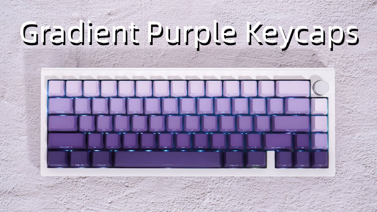 #shorts Gradient Purple Keycaps - YouTube
