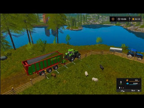 KOYUNLARIN YEMİ SUYU TAMAM // Farming Simulator 17 koyun besleme