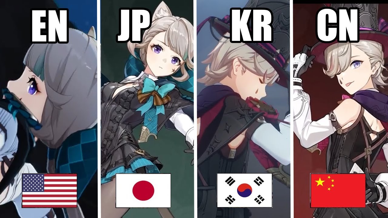 Lyney And Lynette All Language Voice Line | Genshin Impact - YouTube