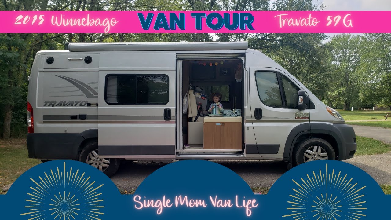Single Mom Van Life // Van Tour // Travato 59G - YouTube