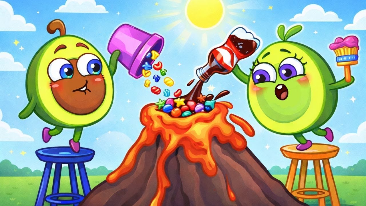 How To Make a Volcano Safety 🌋🏆 Have Fun and Learn Science Fair ...